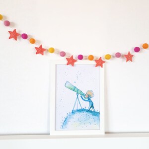The Little Prince Art Print Le Petit Prince Wall Art Astronomy Nursery ...