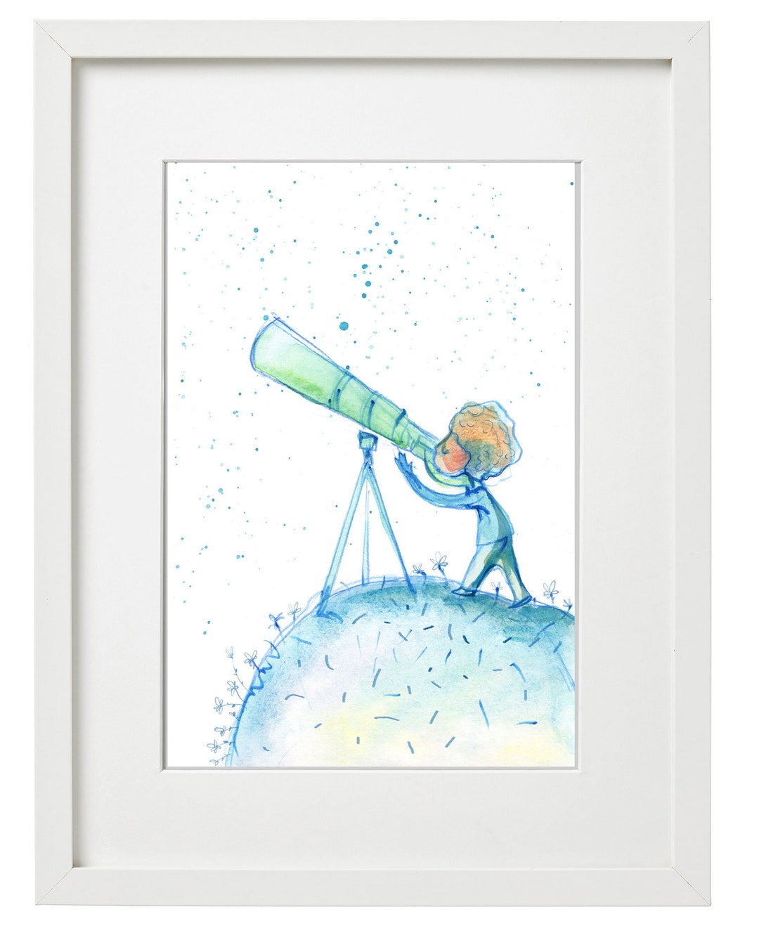 The Little Prince Art Print Le Petit Prince Wall Art Astronomy Nursery ...