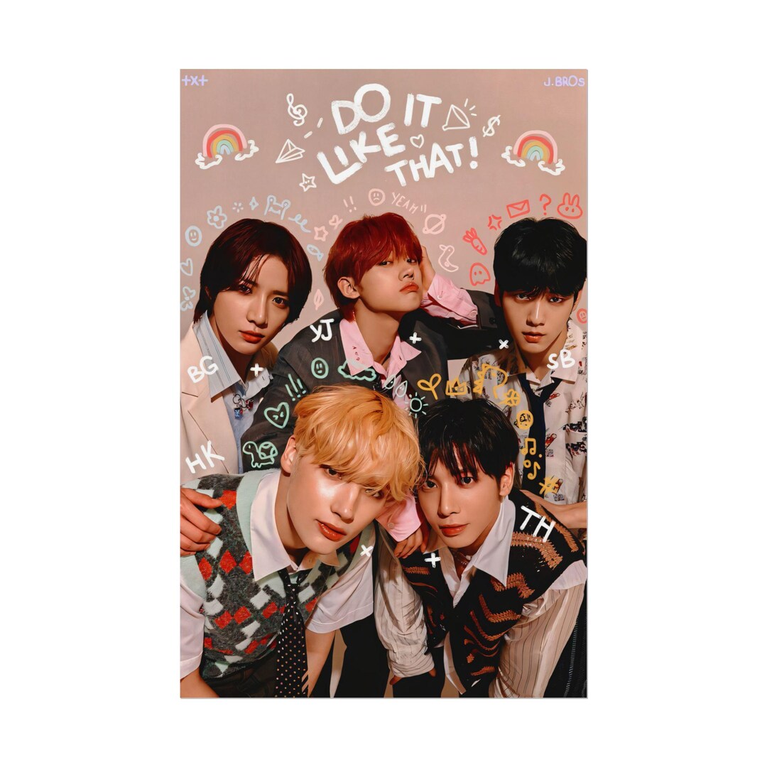 Kpop Group 11x17 Poster, Band Wall Art, Music Poster, Korean Pop Group ...