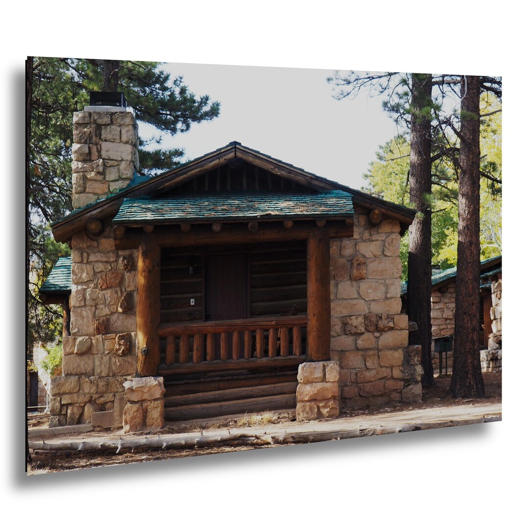 Grand Canyon North Rim: Historic Cabin Prior to Dragon Bravo Fire - Etsy