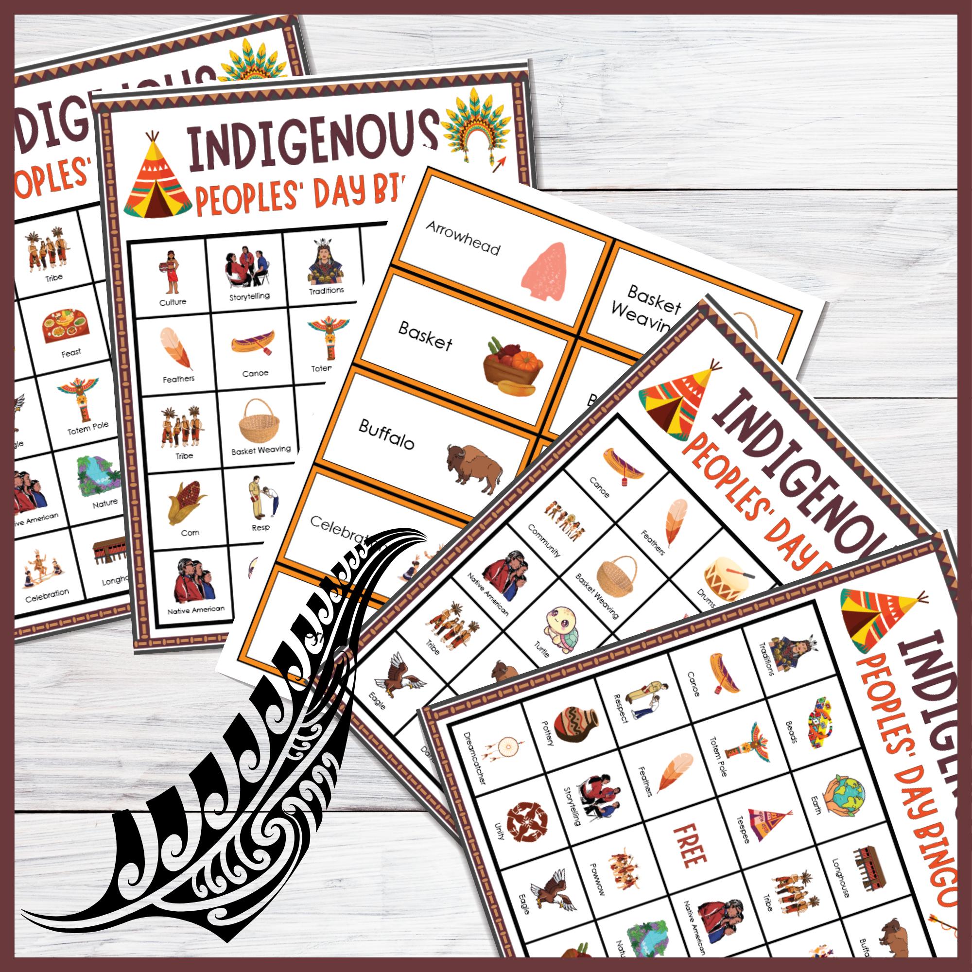 No Prep Indigenous Peoples Day Bingo, Native American Heritage Month ...
