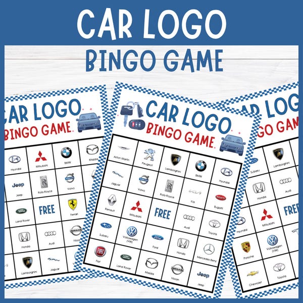 Car Bingo - Etsy