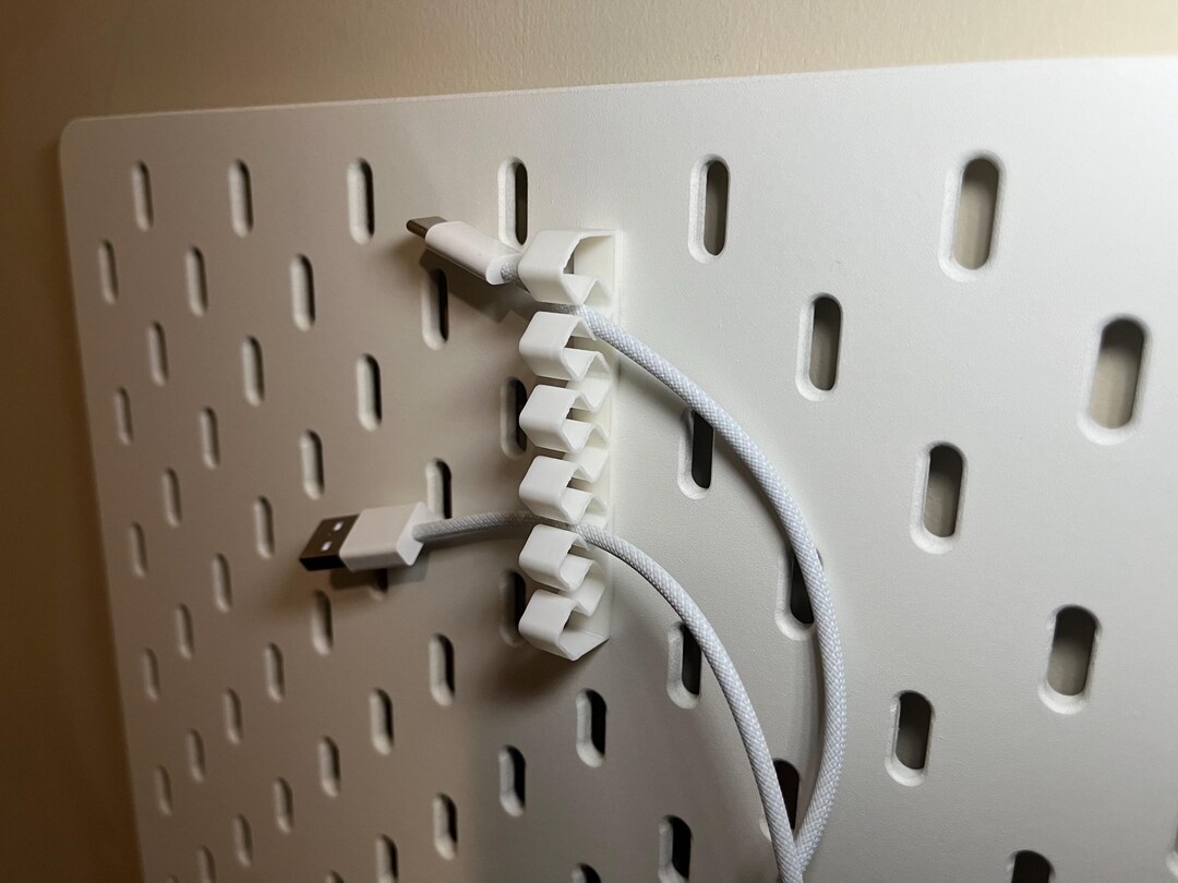 Flexy Cable Holder for IKEA Skadis, Organizes Cables Large and Small - Etsy