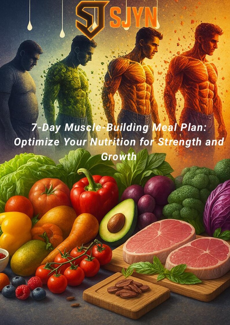 7 Day Muscle Gaining Meal Plan - Etsy
