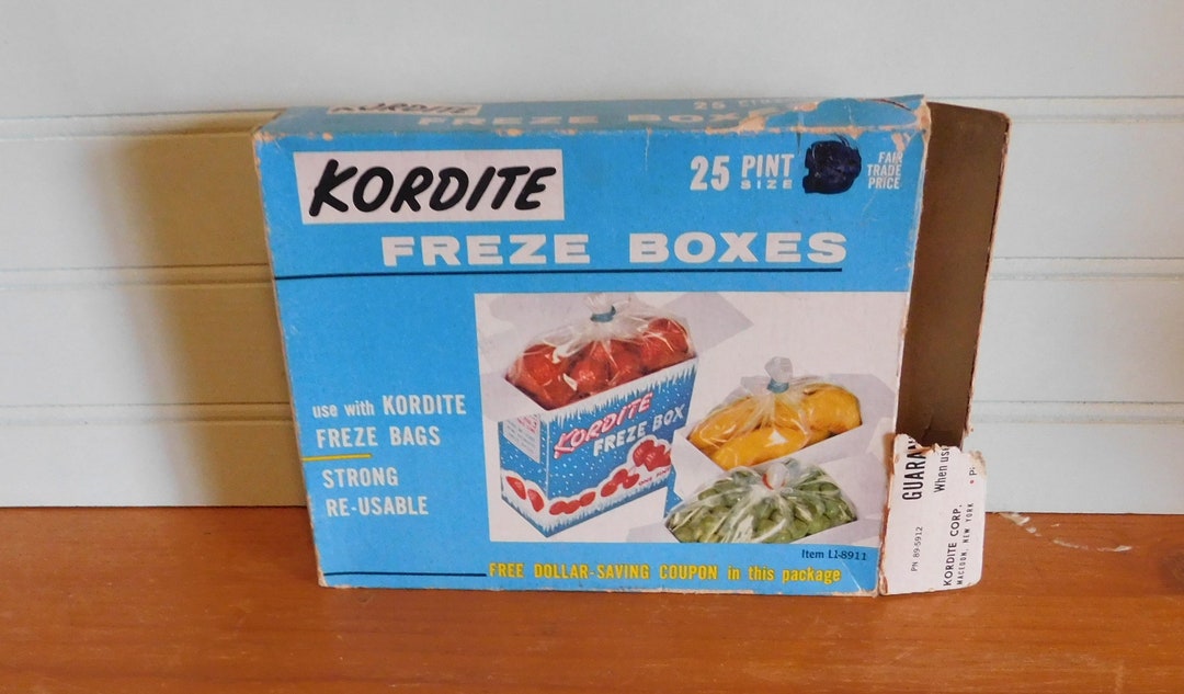 Feezer Boxes, Kordite, Quart Size - Etsy