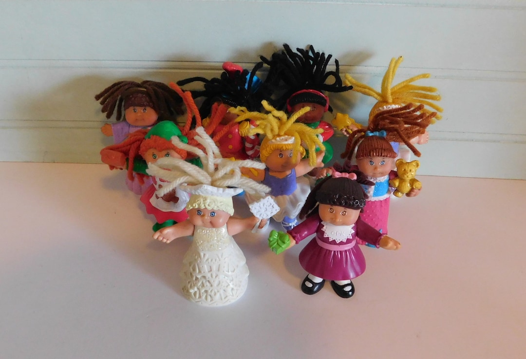 Cabbage Patch Miniature Figurines, 1992, 1994, OOAK, CPK - Etsy