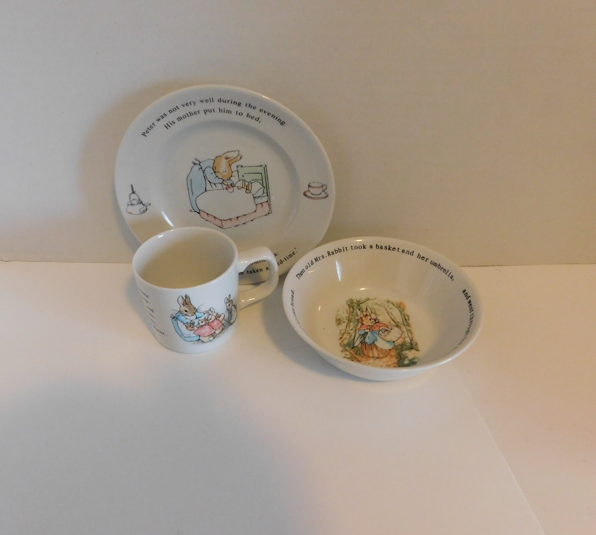 Peter Rabbit, Dish Set by Wedgewood - Etsy