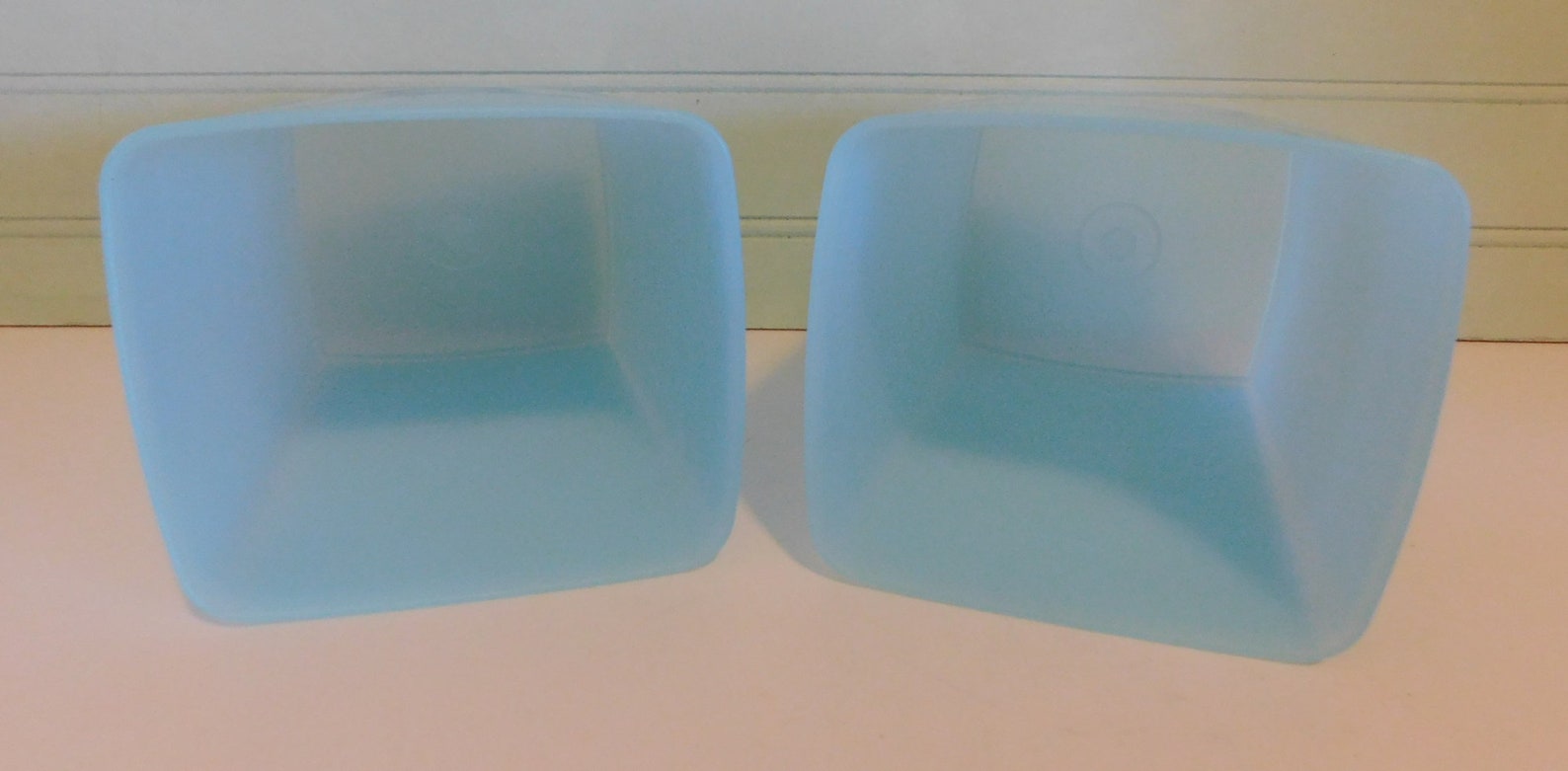 Square Rounds, Freezer Mates, Blue, Tupperware 1311 - Etsy