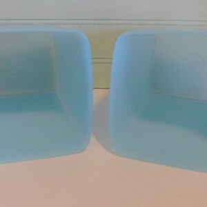 Square Rounds, Freezer Mates, Blue, Tupperware 1311 - Etsy