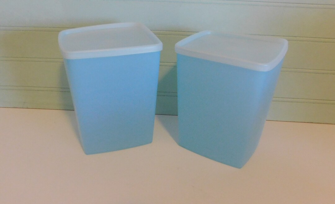 Square Rounds, Freezer Mates, Blue, Tupperware 1311 - Etsy