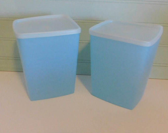 Square Rounds, Freezer Mates, Blue, Tupperware 1311 - Etsy