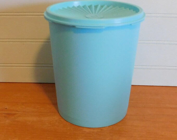 Canister, Tupperware, Aqua Blue - Etsy