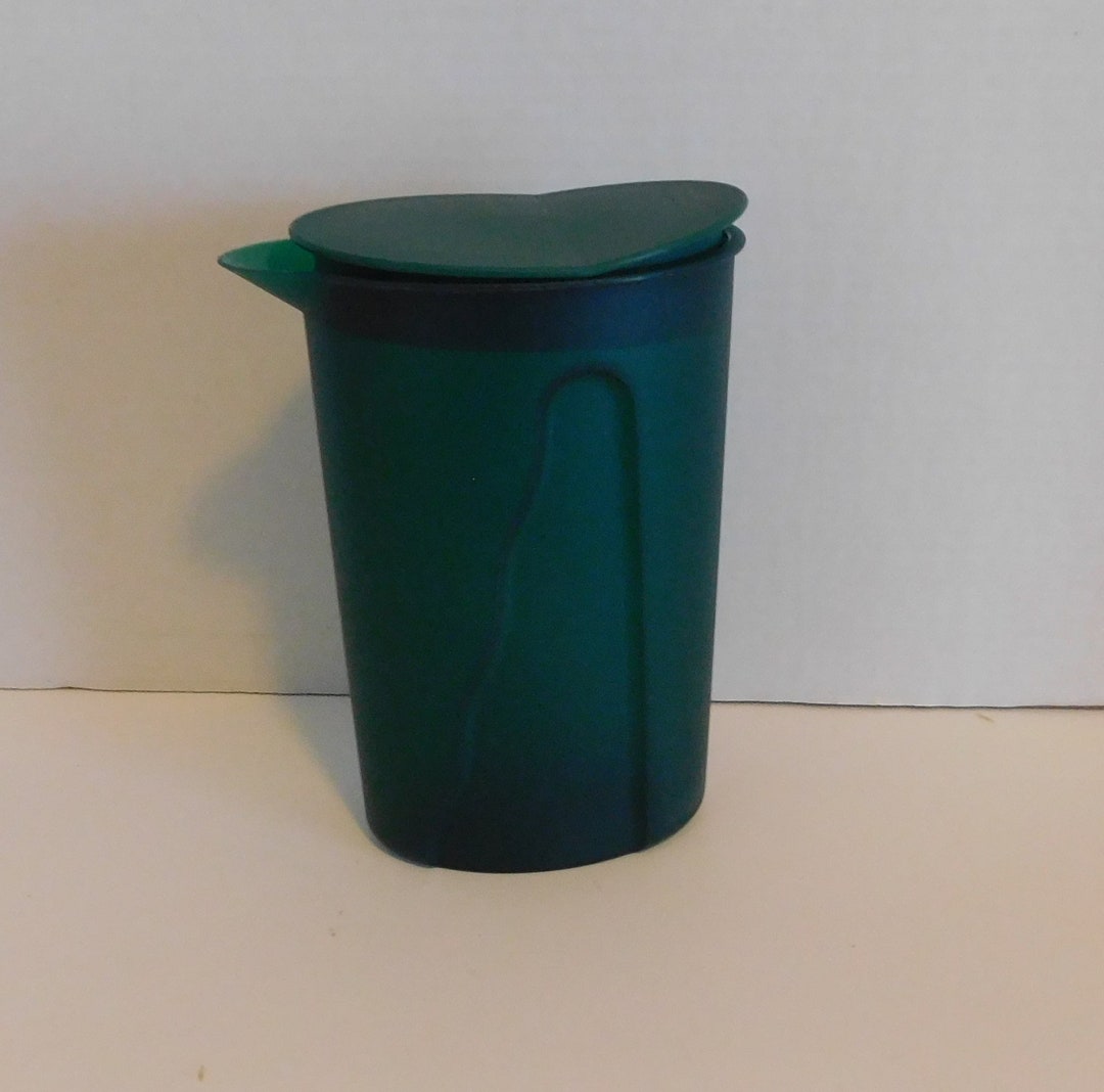 Pitcher, Tupperware, Rocker Lid, Dark Green - Etsy