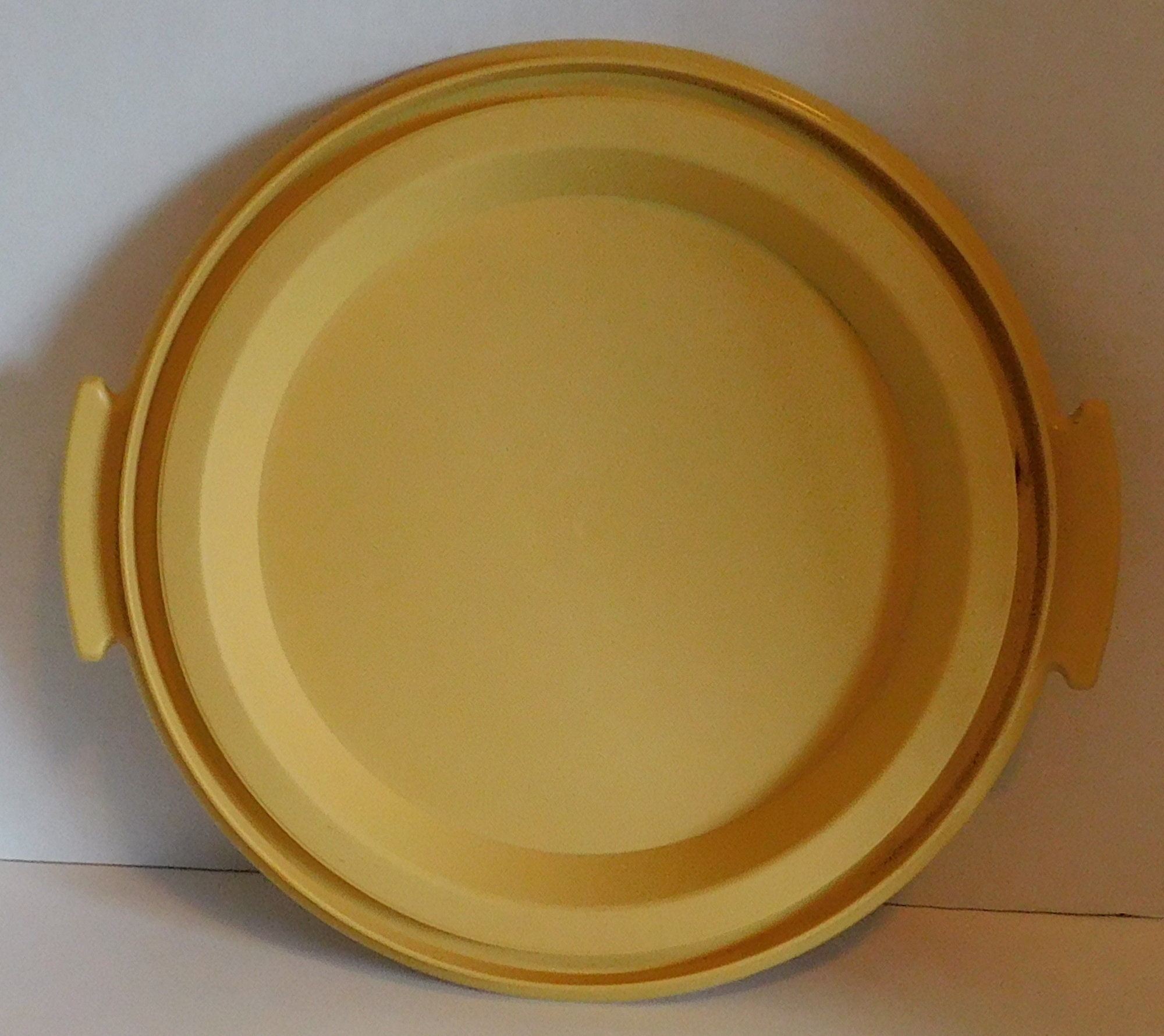 Vintage Gold Tupperware Pie Taker - Etsy