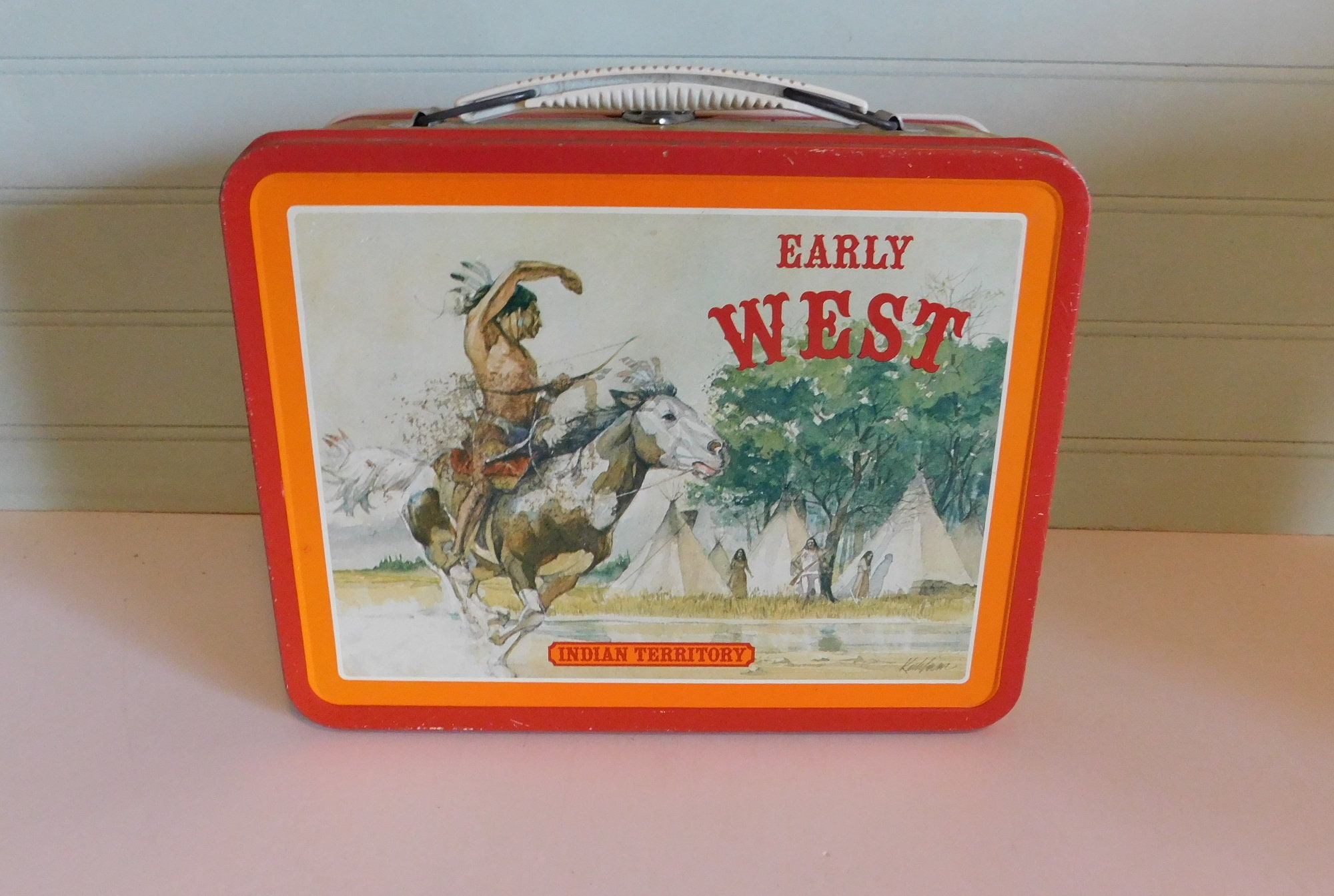 Metal Lunch Box, Early West Indian Territory, No Thermos, 1982, Ohio ...
