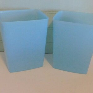 Square Rounds, Freezer Mates, Blue, Tupperware 1311 - Etsy
