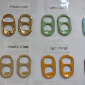 Painted Aluminum Can Tabs for Jewelry,projects,necklaces,bracelets ...