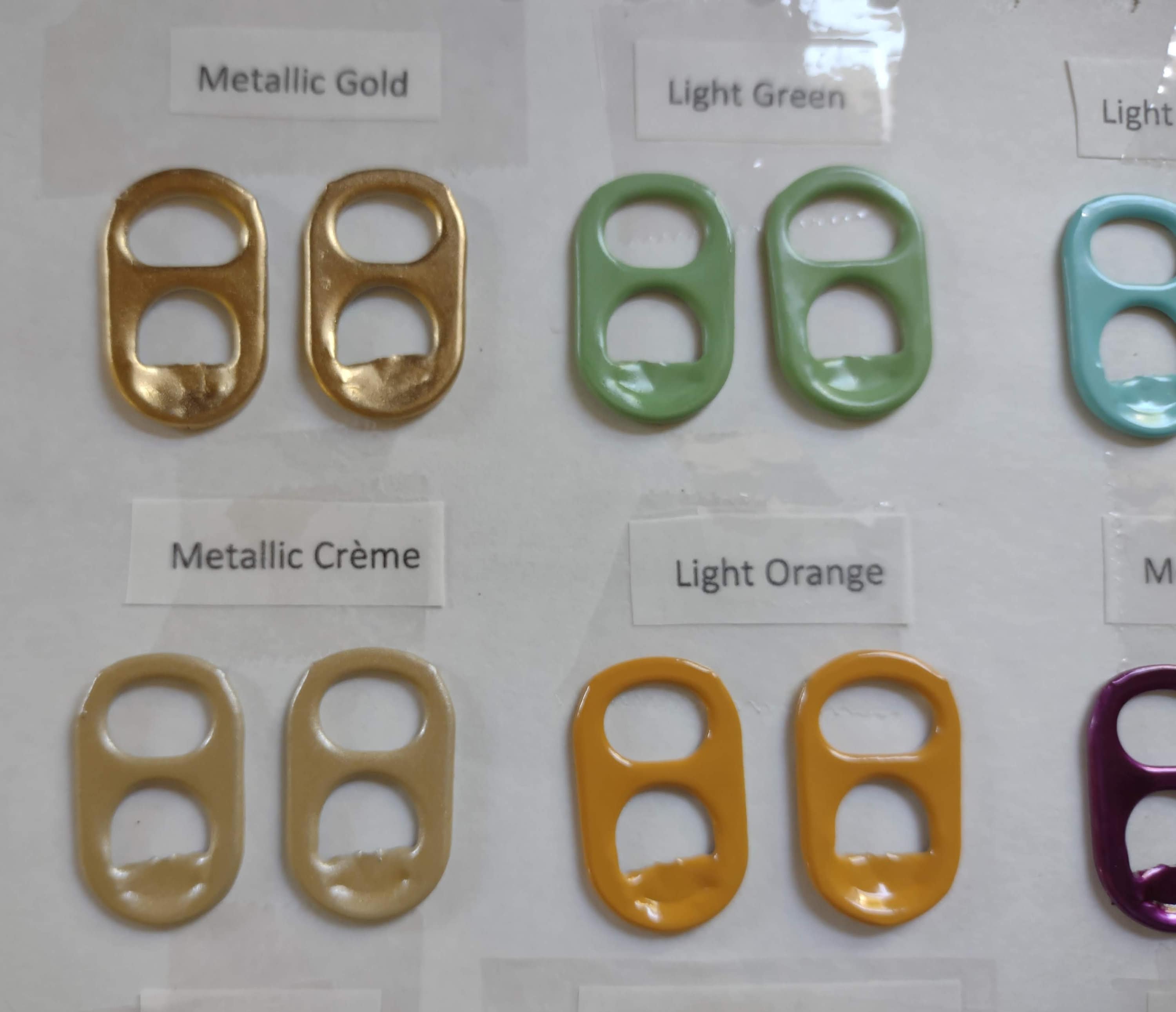Painted Aluminum Can Tabs for Jewelry,projects,necklaces,bracelets ...