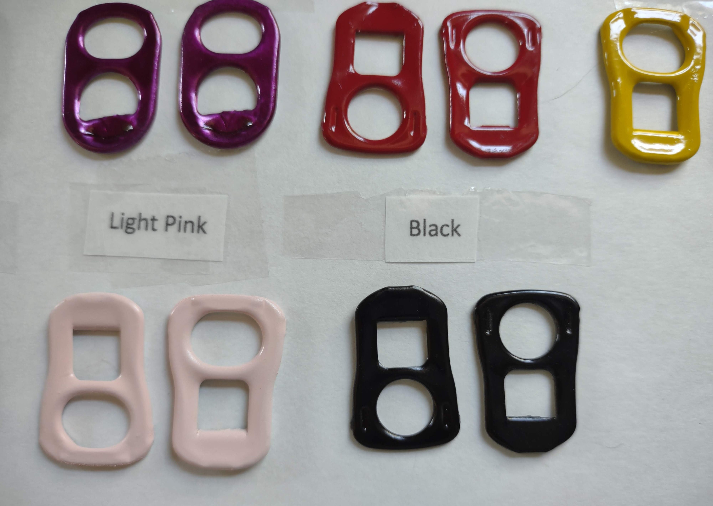 Painted Aluminum Can Tabs for Jewelry,projects,necklaces,bracelets ...