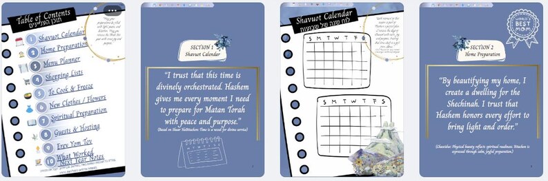 Bracha’s Shavuot Planner • A Soulful Jewish Goodnotes Journal With ...