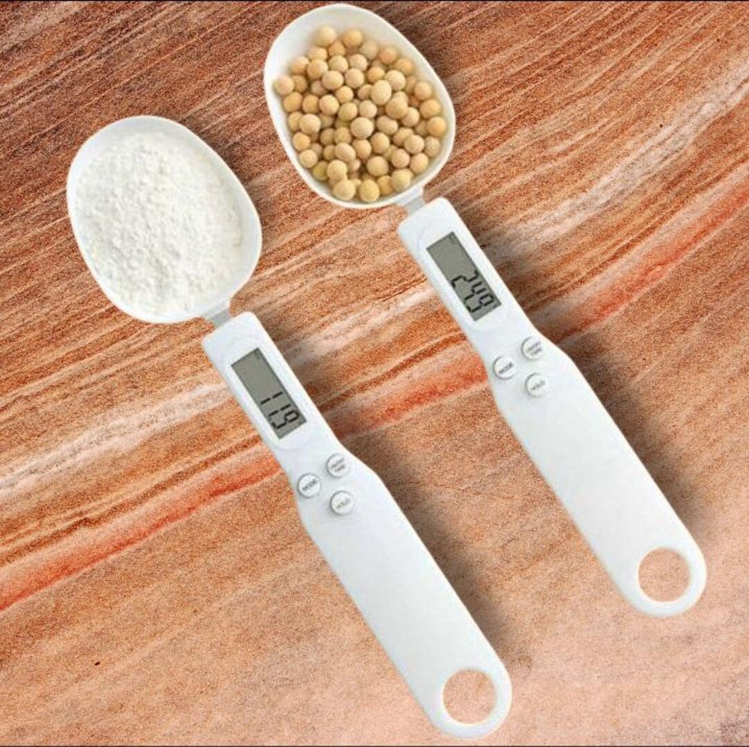 Digital Measuring Spoon Scale – Precise Kitchen Weighing Tool (black ...