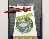 Items similar to GRAND WAZOO: Video Game Clock - ATARI // Frogger // on ...