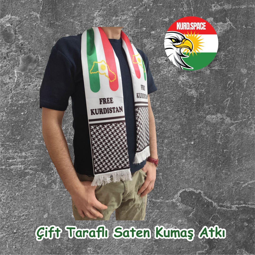 Special Design Kurdistan Scarf Dual Side Printed - Etsy