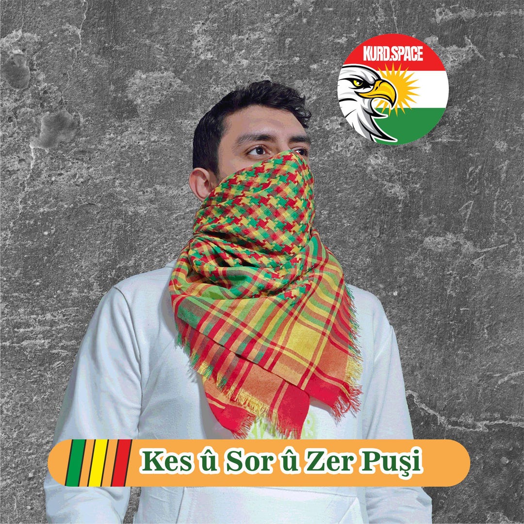 Kurdistan Colors Scarf (puşi) Agal - Etsy