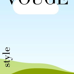Vouge Magazine Cover Template - Made on Canva - Magazine - Cute - Fun ...