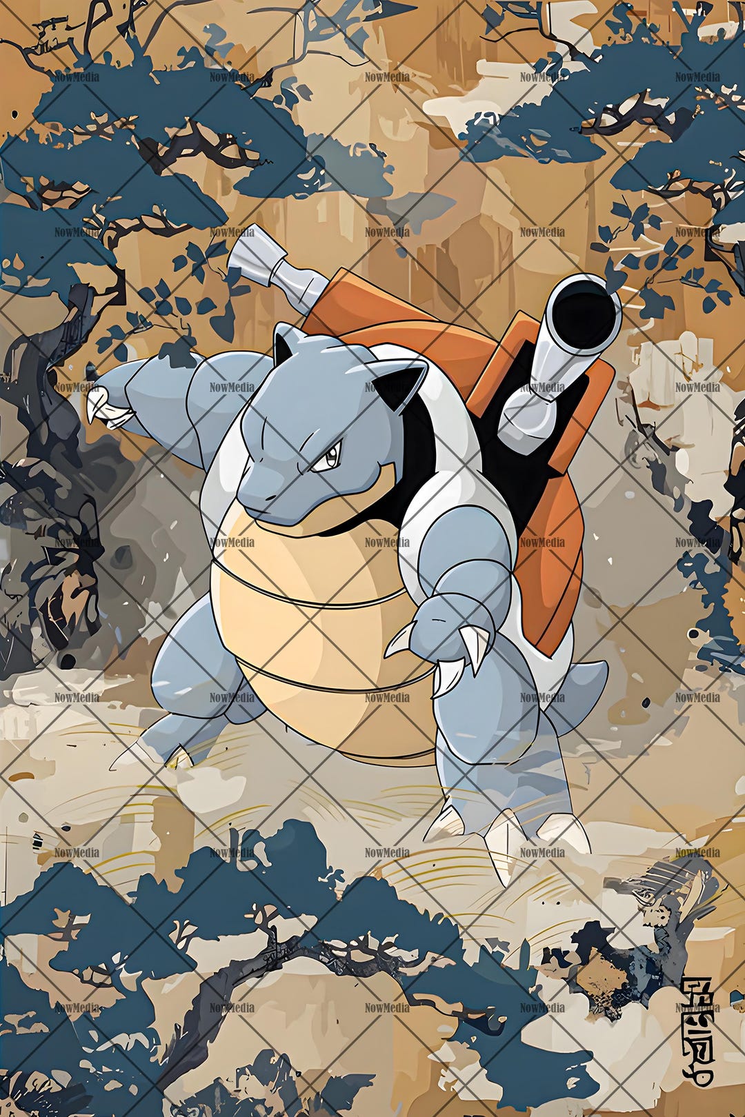 Pokemon Blastoise Poster - Digital Download Print, Printable Art ...