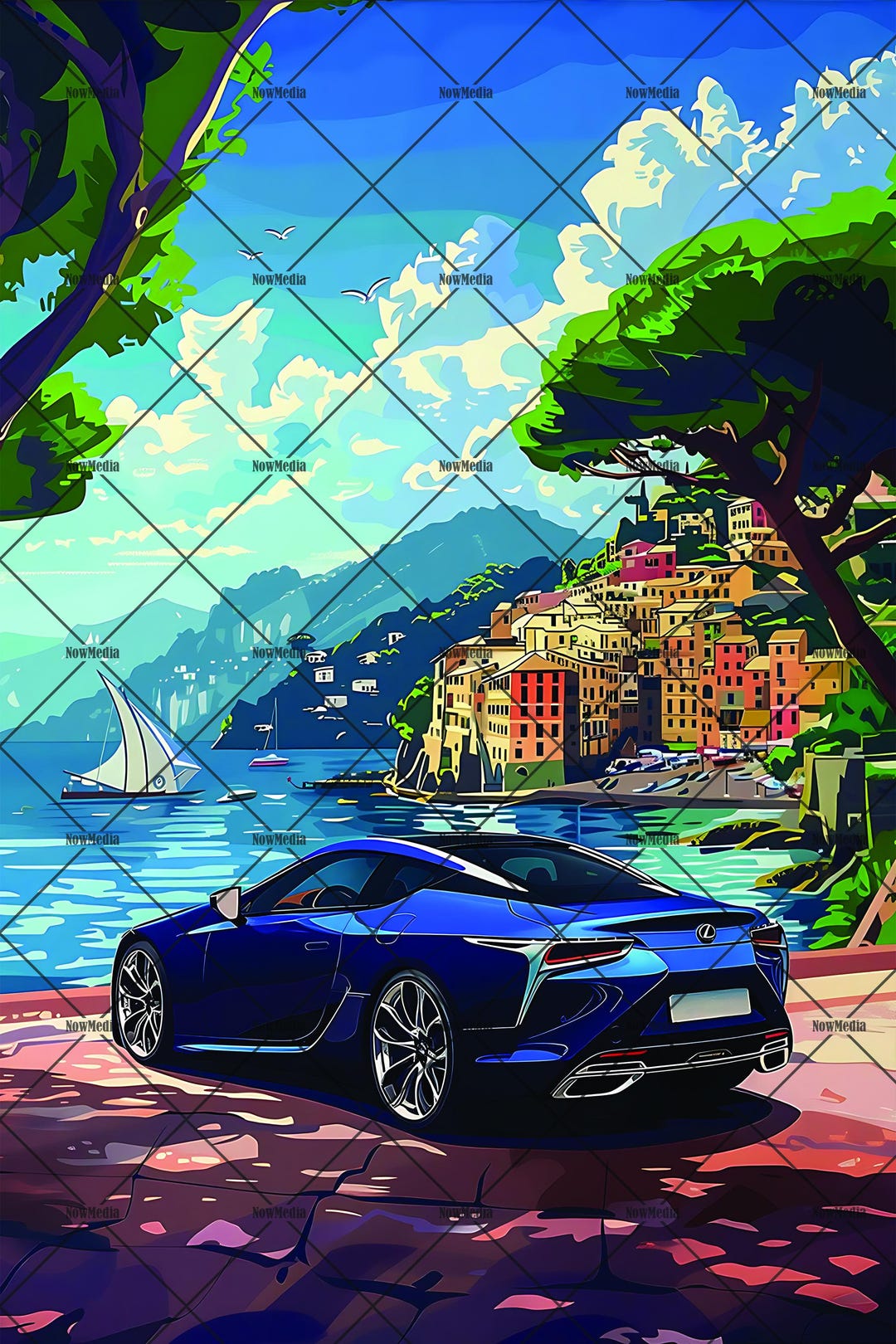 Lexus Poster | LC500 Poster | JDM Wall Decor- Digital Download Print ...