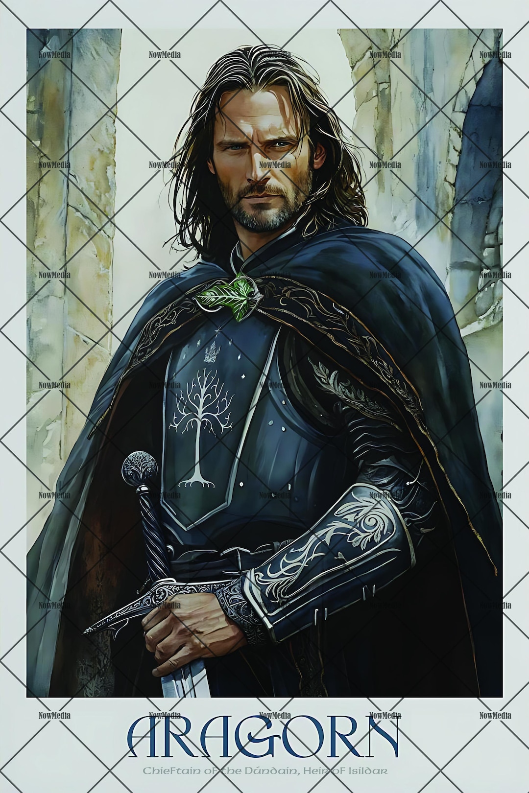 Aragorn Poster - Digital Download Print, Printable Art, Downloadable ...
