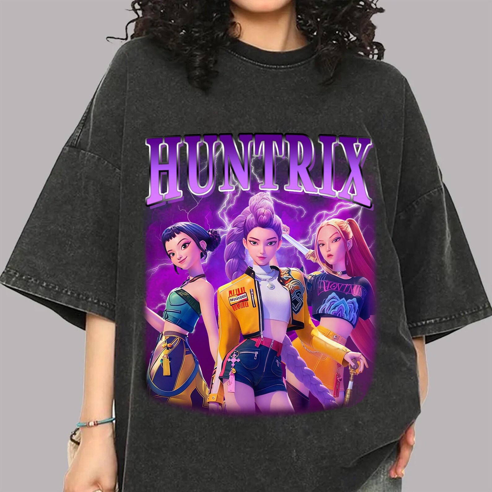 Cute Kpop Demon Hunters Toddler Sweatshirt,huntrix Mira Rumi Zoey ...