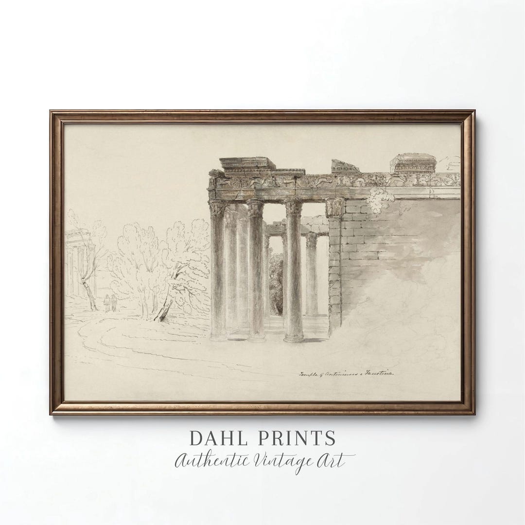 Roman Architecture PRINTABLE: European Neutral Wall Decor, Ancient ...