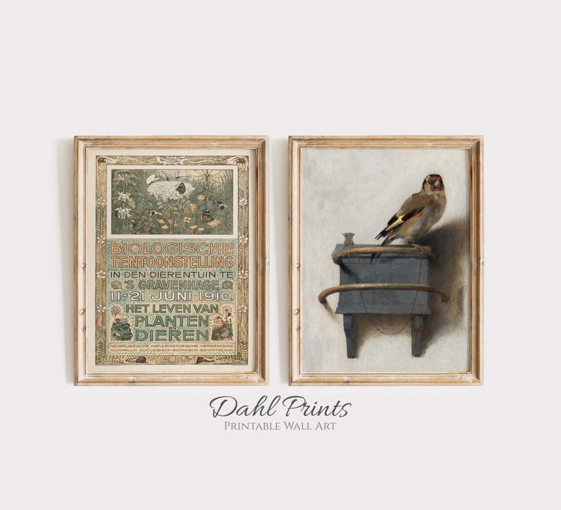 Light Academia Gallery Wall SET of Ten Prints, Vintage Artwork, Samsung ...