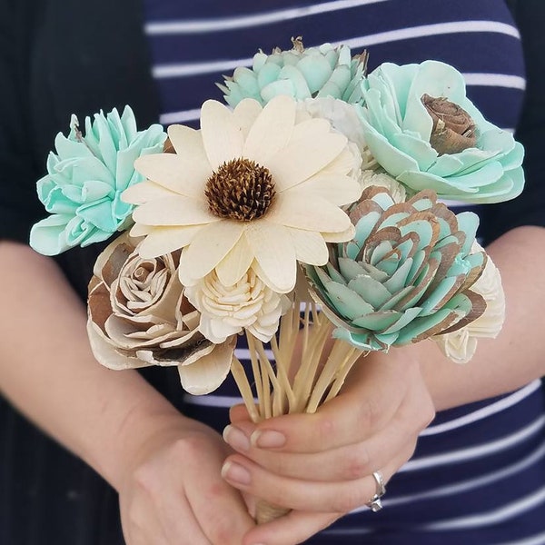 Wooden Flower - Etsy