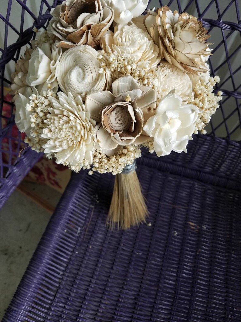 Wooden Bouquet, Sola Wood Bouquet, Sola Flower Arrangement, Natural ...