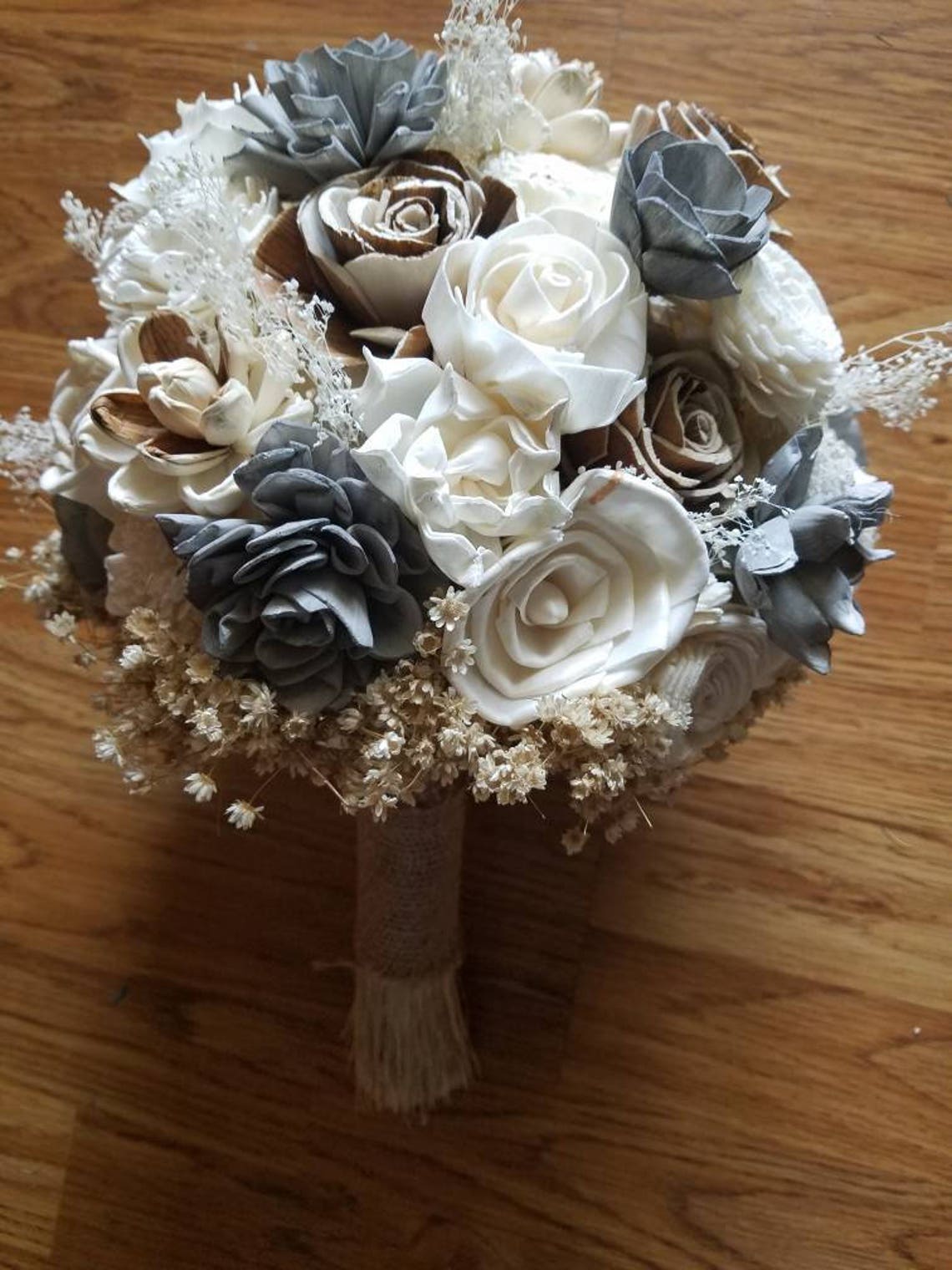 Sola Wood Flower Wooden Bouquet Natural Flowers Neutral | Etsy
