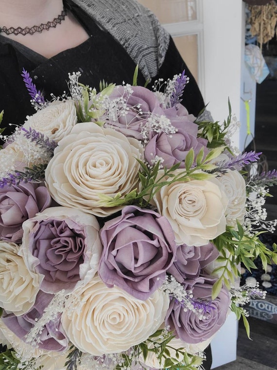 Ramos De Novia De Color Lavanda Y Lila