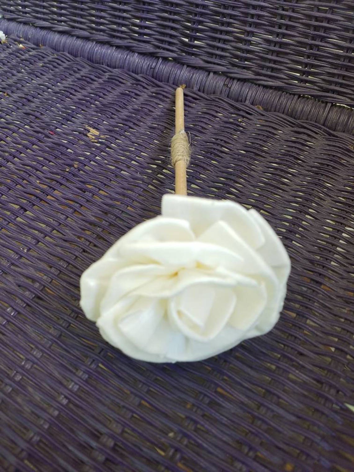 Single Rose Rustic Rose Ivory Rose Sola Flower Rose Wooden | Etsy
