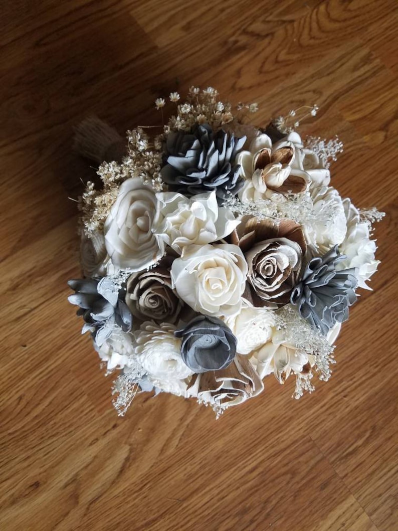 Sola Wood Flower Wooden Bouquet Natural Flowers Neutral - Etsy