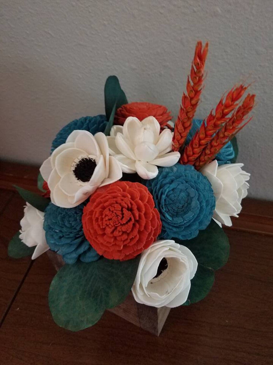 Fall Decor Home Decor Wooden Flower Decor Centerpiece Box - Etsy