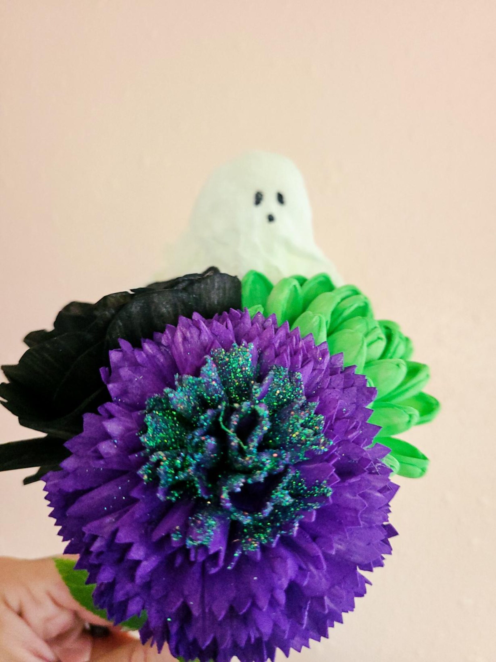 Spooky Halloween Monster Boo-quet, Wood Flower Bouquet - Etsy