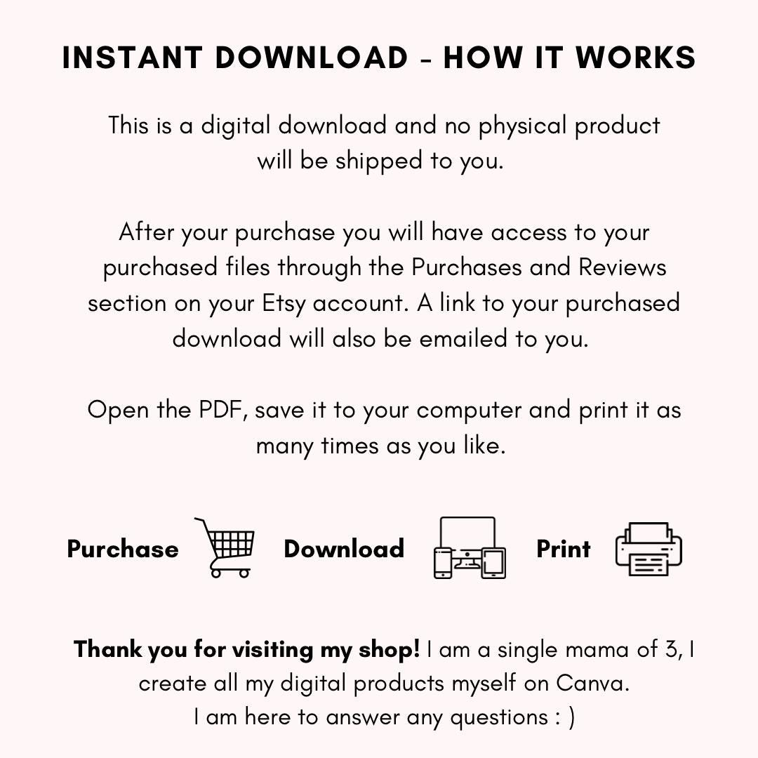 2 Page Printable Body Measurement Tracker, Measurement Tracker ...