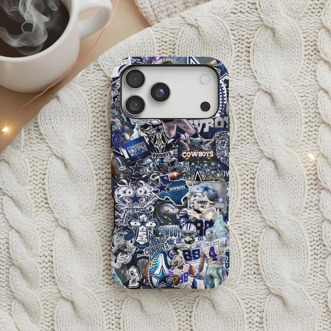Dallas Football Phone Case, Dallas Sport Collage Tough Case, Game Day ...