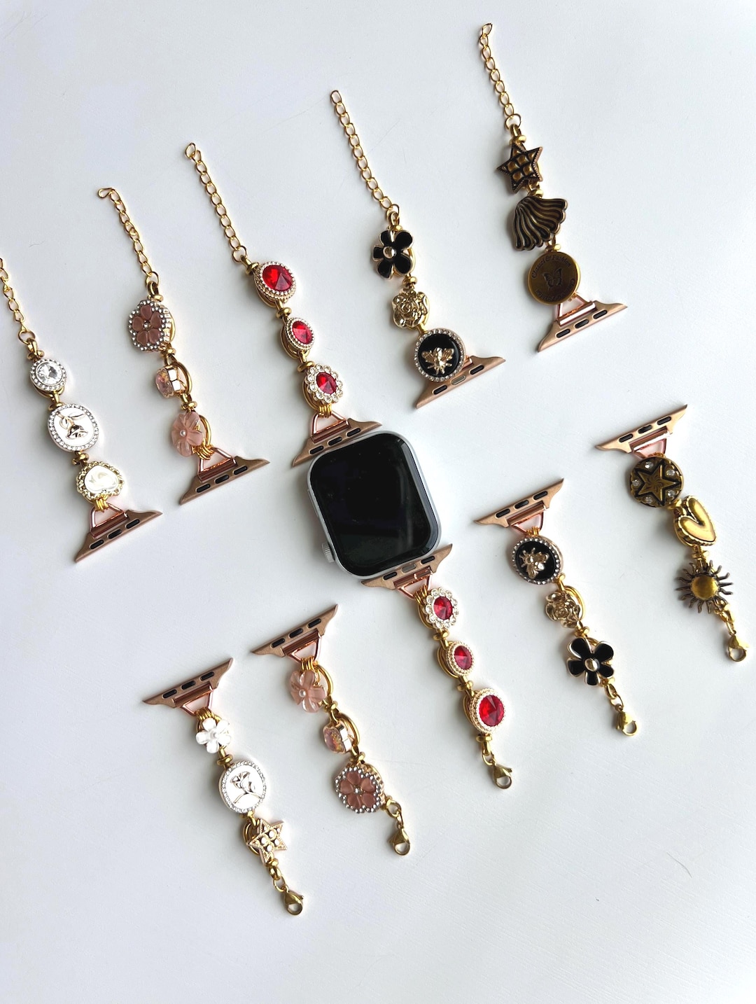 Vintage Gold Beads Bracelet Apple Watch Band,cute Charm Apple Watch ...