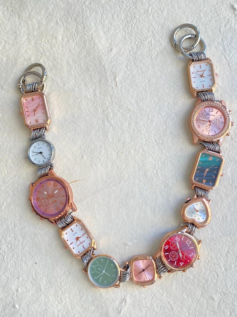 Handmade Punk Multi-color Watch Bag Strap&pants Chain,unique Bag ...