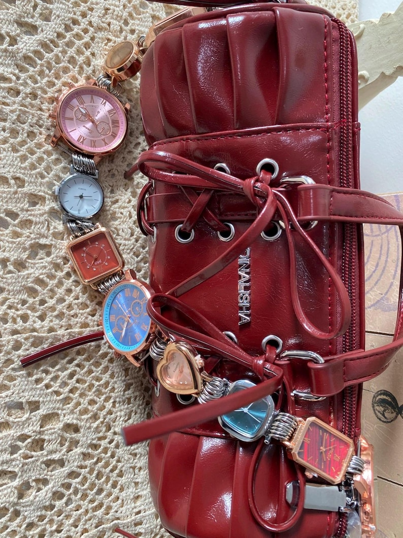 Handmade Punk Multi-color Watch Bag Strap&pants Chain,unique Bag ...