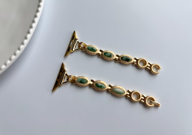 Vintage Gemstone Watch Band,elegant Pearl Beaded Watch Strap for Woman ...