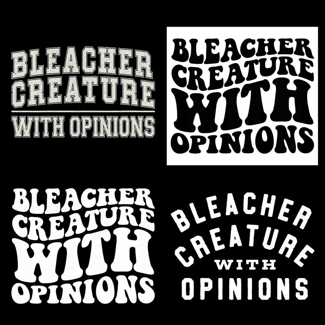 Bleacher Creature With Opinions, Funny Football Mom Svg Png, Baseball ...